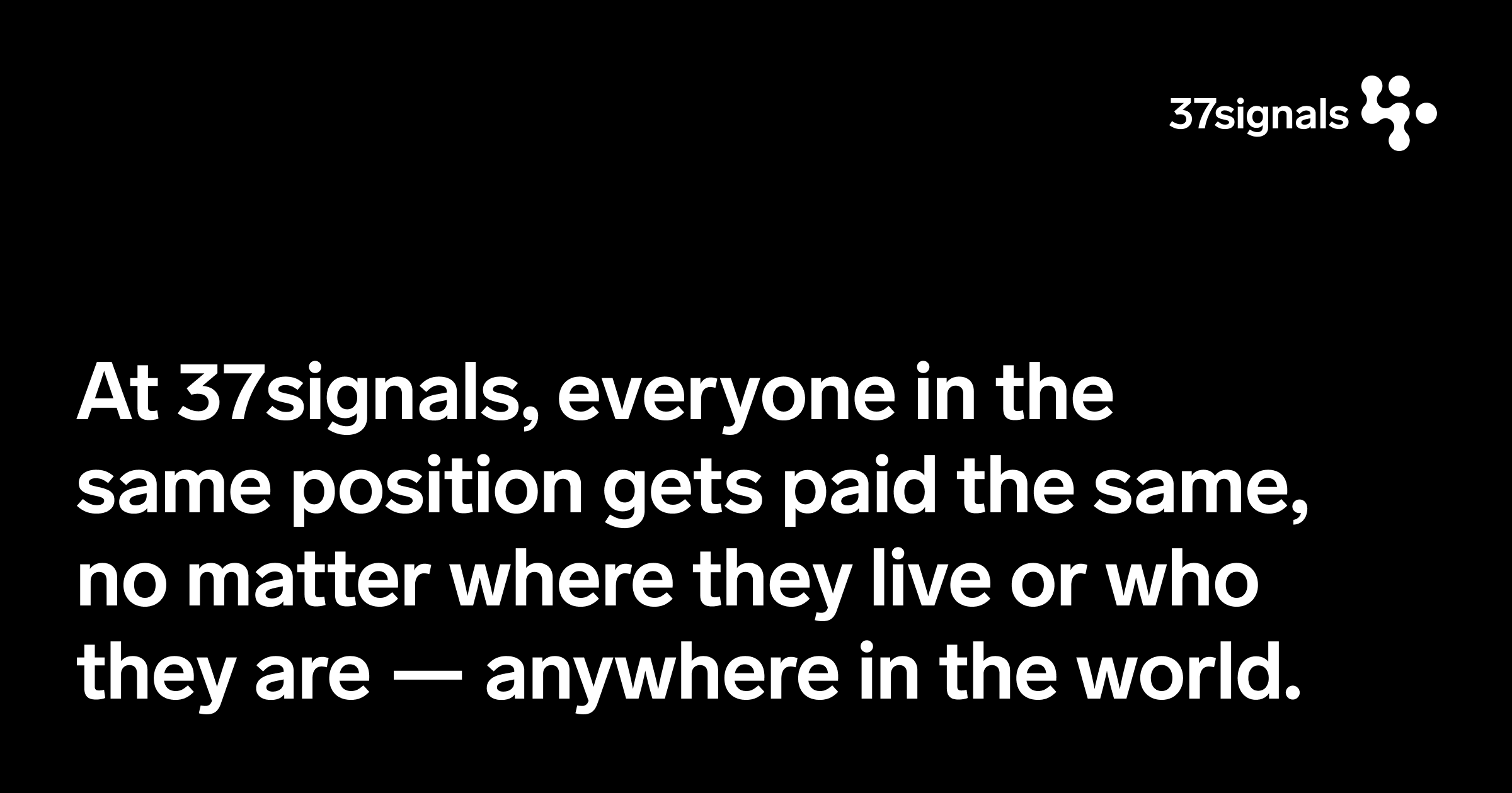 37signals — Pay people, not addresses